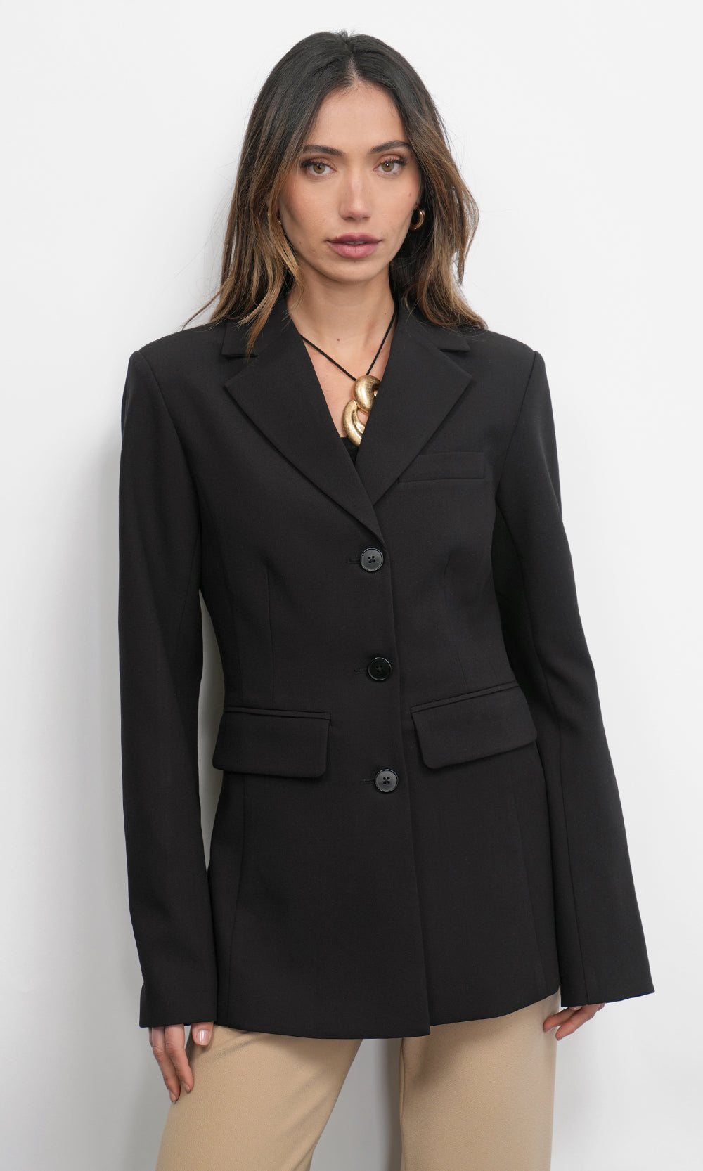 Yellis Pinched Waist Blazer | Greylin Collection
